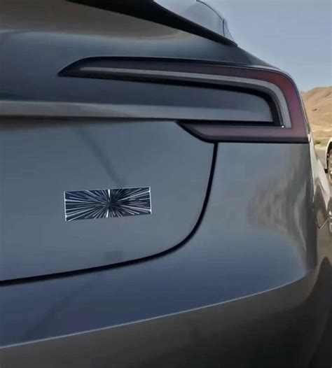 Tesla Model 3 Performance Emblem Plaid Logo Badge Black Model Oem Size