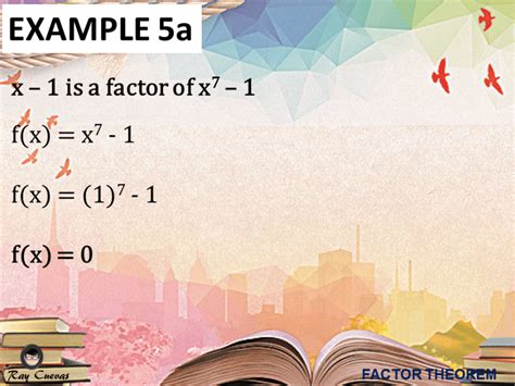 How To Use Factor Theorem In Finding The Factors Of Polynomials With