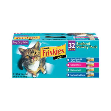 American Distribution And Mfg Co 45435 Cat Food Pack Seafood Variety 32 Ct Cans