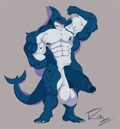 Rule 34 Abyss E Zoid Animal Humanoid Anthro Balls Big Balls Big Penis Fin Fish Fish Humanoid