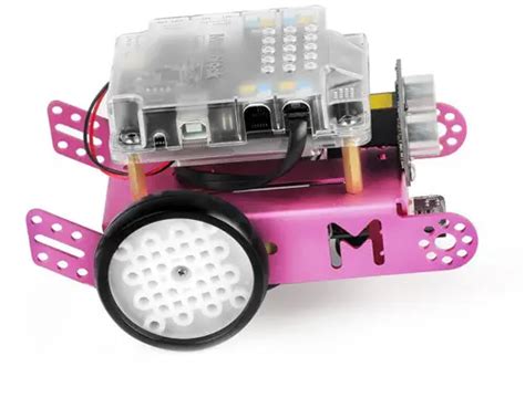makeblock mbot v1 1 pink stem educational programmable robot 2 4g robotshop