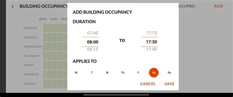 Building Occupancy App Version 75f Home