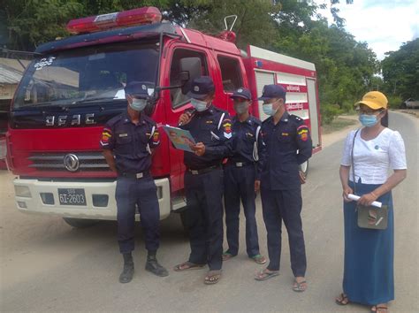 မြောင်မြို့တွင် ကိုဗစ် ၁၉ရောဂါ ကြိုတင် ကာကွယ်နိုင်ရန် မြို့ပေါ်ရပ်ကွက်များသို့ လှည့် လည