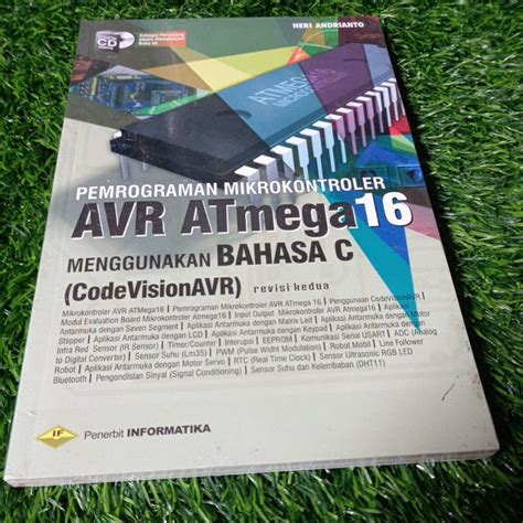 Jual Buku Pemrograman Mikrokontroler Avr Atmega 16 Shopee Indonesia