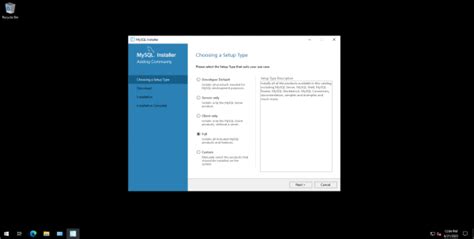 Install Mysql Windows Server
