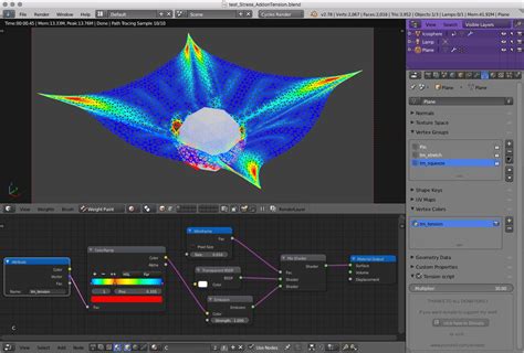 gradient mapping in object space blendernation