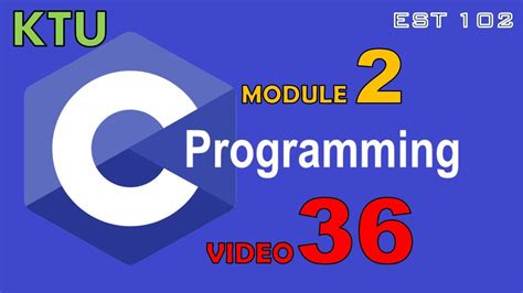 C Programming Video 36 Break And Continue Statements Module 2 Youtube