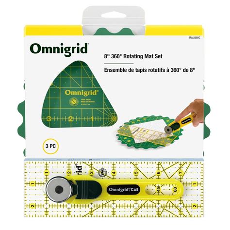 Omnigrid 360 Degree Rotating Mat Set 8 Inch Stitchin Post