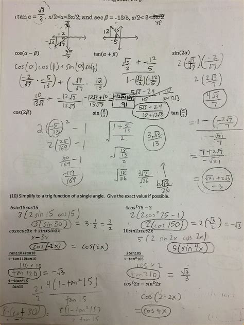 7 Simplifying Trigonometric Identities Worksheet Fabtemplatez