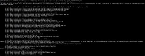 Hbase 异常：rpcretryingcaller Call Exception 虾丸派
