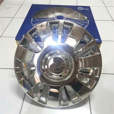 Jual Wheel Dop Cover Velg Standar Kaleng Dop Roda Ring 16 Warna Chrome