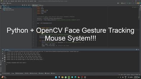 Diy Face Gesture Controlled Mouse Cursor Using Python And Opencv Youtube