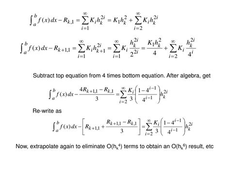 Ppt Richardson Extrapolation Powerpoint Presentation Free Download Id 756559