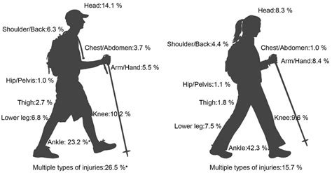 Sex Specific Analysis Of Hiking Accidents In The Austrian Alps A Follow Up From To