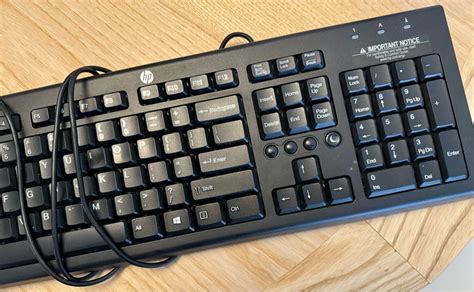 HP Wired Keyboard Computers Tech Parts Accessories Computer Keyboard On Carousell