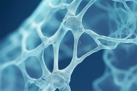 Bone Tissue Human Skeleton Under Microscope Cells Structure Medical Science Biology Background
