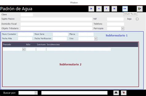Access Es posible crear un subformulario en el que los títulos se vean en las fila Microsoft