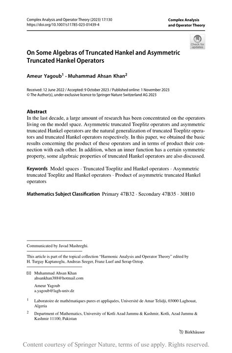 On Some Algebras Of Truncated Hankel And Asymmetric Truncated Hankel Operators