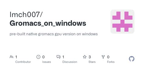 GitHub Lmch007 Gromacs On Windows Pre Built Native Gromacs Gpu Version On Windows