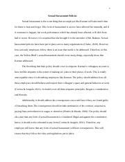 Effective Sexual Harassment Policies Addressing Etiquette And Course Hero