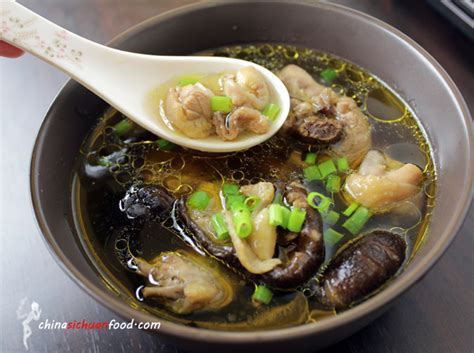 Chicken Mushroom Soup China Sichuan Food