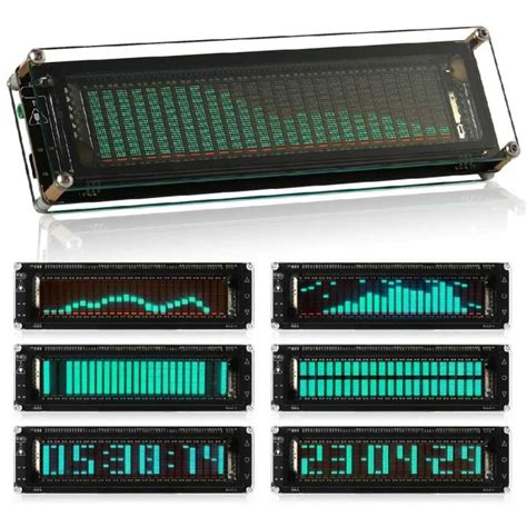 Ak2515 Mic Audio Spectrum Analyzer Vfd Sound Level Meter Vu Meter Screen Display Music Spectrum