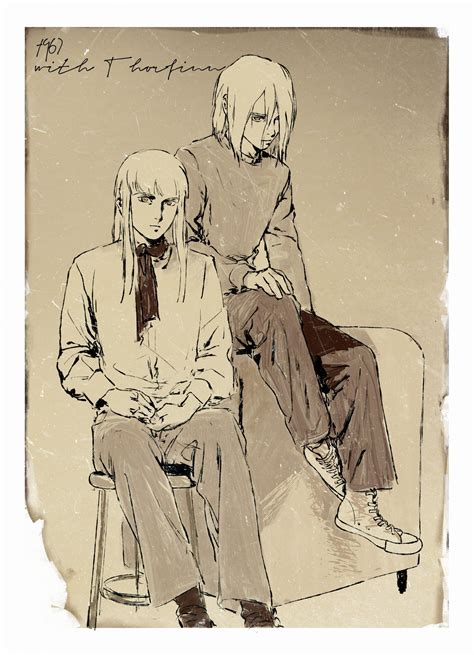 Phantomnotnot Canute Thorfinn Vinland Saga Highres 2boys Closed