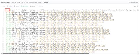 Gorilla Llmberkeley Function Calling Leaderboard · Is There Any Csv