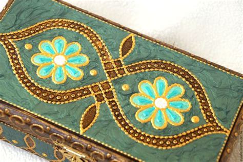 Шкатулки ручной работы Ярмарка Мастеров ручная работа Купить Купюрница Малахит Handmade