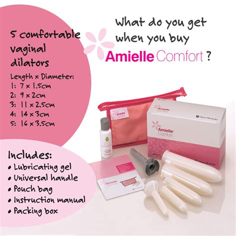 Healthscoop Amielle Comfort Vaginal Dilators
