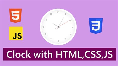 Analog Clock Using Html Css Javascript Clock Using Html Css