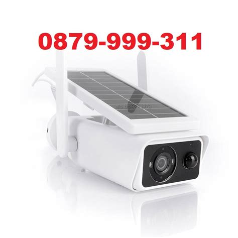 Соларна Безжична Wi Fi КАМЕРА 4mp Icsee Техника за видеонаблюдение и охрана Пловдив ТО