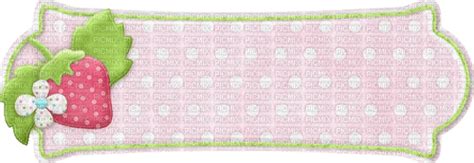 Border Pink Green Strawberry White Dots Cutecore Scrapbook Free Png Picmix