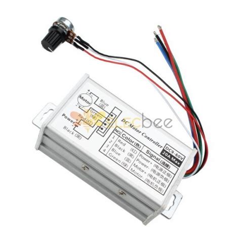PWM DC 9V 12V 24V 48V 60V 20A Stepless Variable Speed Pulse Width Motor Speed Regulation Switch