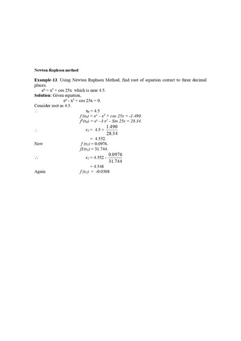 Newton Raphson Method Mpsc Civil