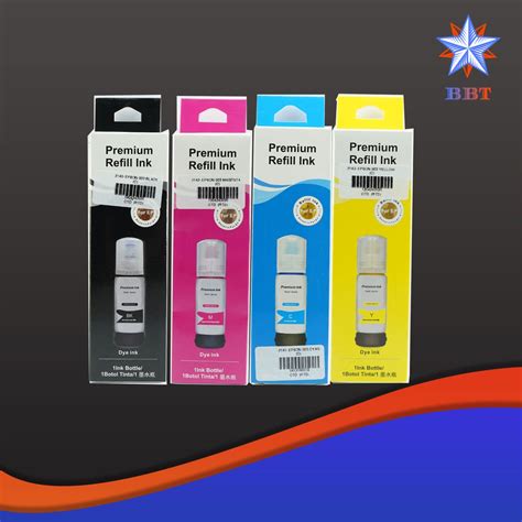 Compatible Ink For Epson 003 Black Cyan Yellow Magenta Shopee Philippines