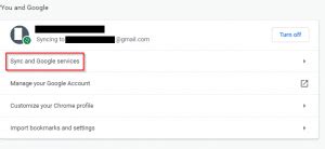 How To Configure Selective Syncing In Different Browsers I Have A PC