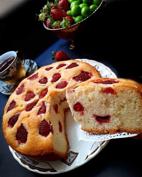 طرز تهیه کیک توت فرنگی خوشمزه و خانگی با طعم بی نظیر