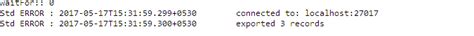 mongodb how to use mongoexport command in a java program stack overflow