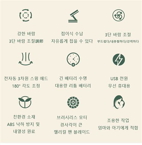 Usb충전 버전 탁상용 접이식 스몰 선풍기 편리한 잡화 쇼핑몰