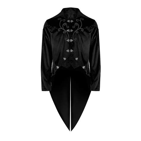 Sumduino Mens Coats Mens Gothic Tailcoat Coat Steampunk Retro Tail