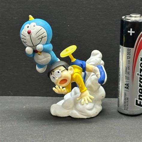 Kaiyodo Capsule One Doraemon Vignette Collection Doraemon And Nobita