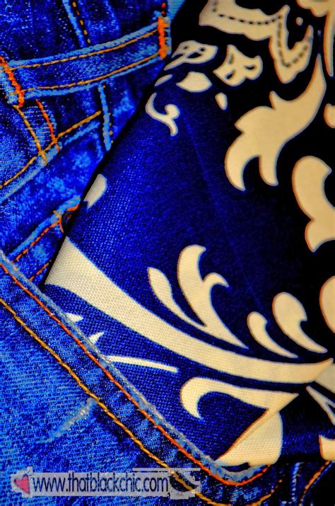 Diy Denim Clutch Your Jeans Your Style That Black Chic