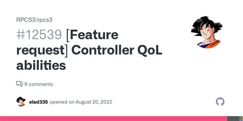 Feature Request Controller Qol Abilities · Issue 12539 · Rpcs3rpcs3 · Github