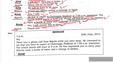 Message Writing Format Message Writing Message Writing Class 678