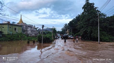 ဘားအံတွင် သံလွင်မြစ်ရေ အနည်းငယ် ပြန်ကျ၊ ရေစီးဖြင့် အလောင်း ၂ လောင်းမျောလာ Bur Mizzima Com