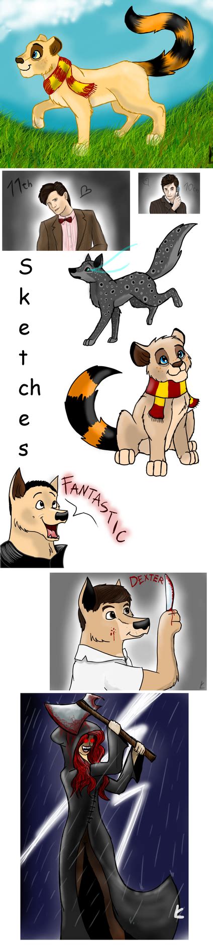 Sketches By Freckledb On Deviantart
