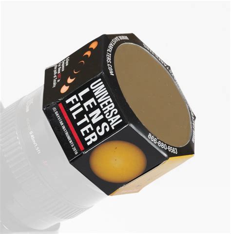 Universal Lens Filter 70mm Safe Solar Eclipse Universal Lens Filter