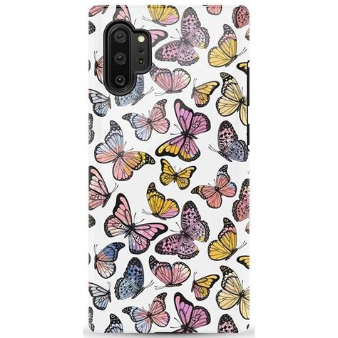 Casely Galaxy Note 10 Plus Case Free Spirit Rainbow Butterfly