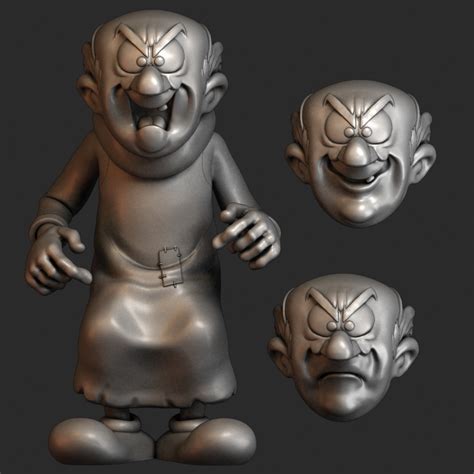 Stl File A Gargamel 🃏 ・3d Printing Model To Download・cults